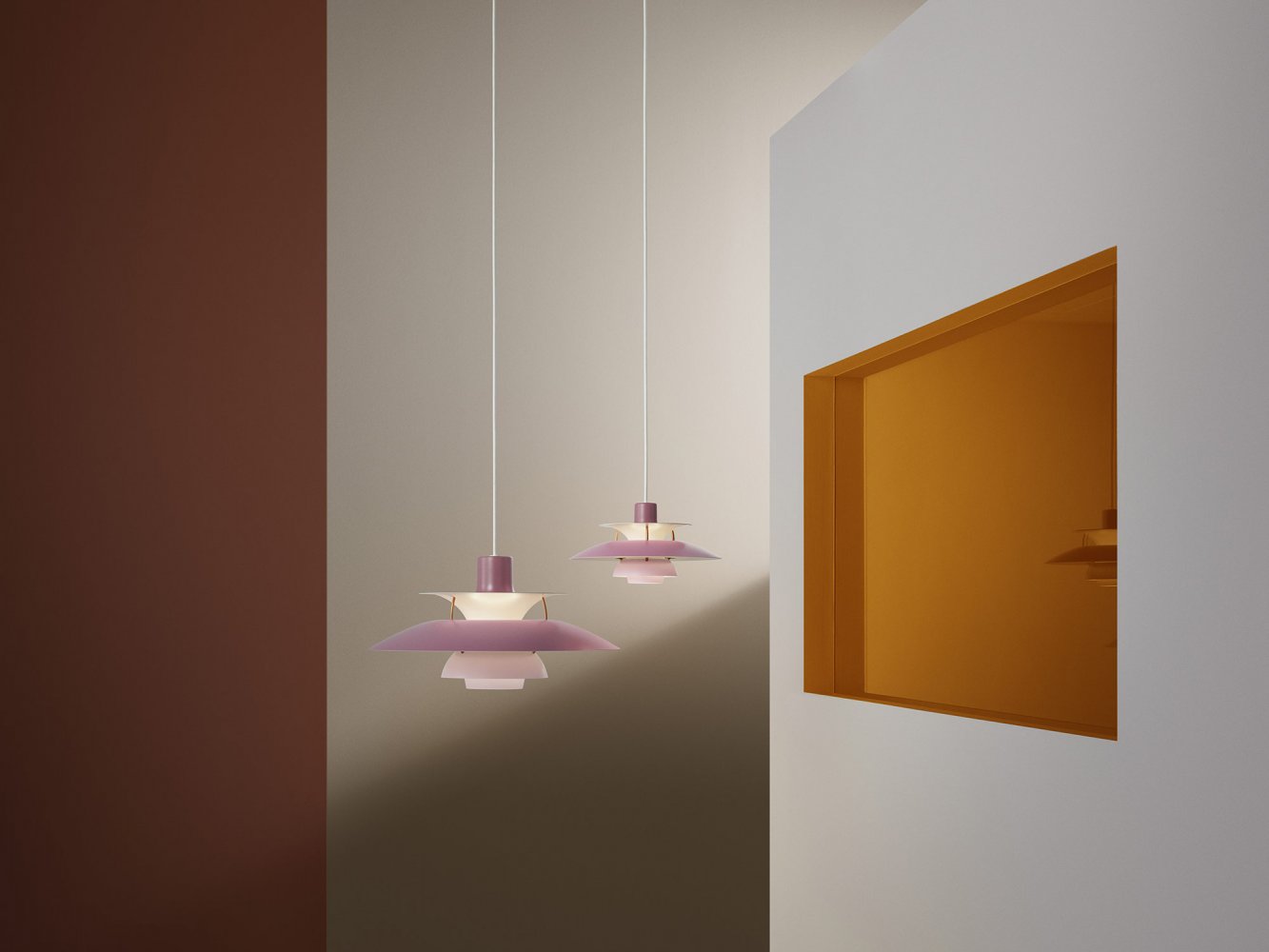 PH 5 Hues of Rose pendel fra Louis Poulsen - FRI FRAGT